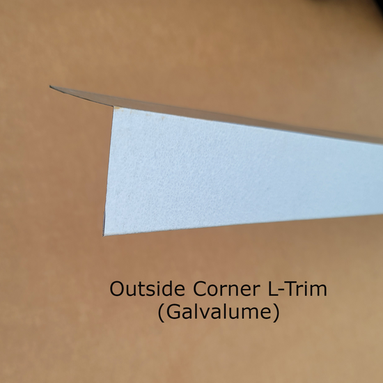 Trim Pieces: L–Trim Interior & Exterior Corners & Z-Trim – Dakota Tin