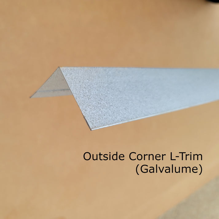 Trim Pieces: L–Trim Interior & Exterior Corners & Z-Trim – Dakota Tin