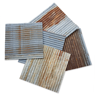 Reclaimed Corrugated Barn Tin Wainscoting – Dakota Tin