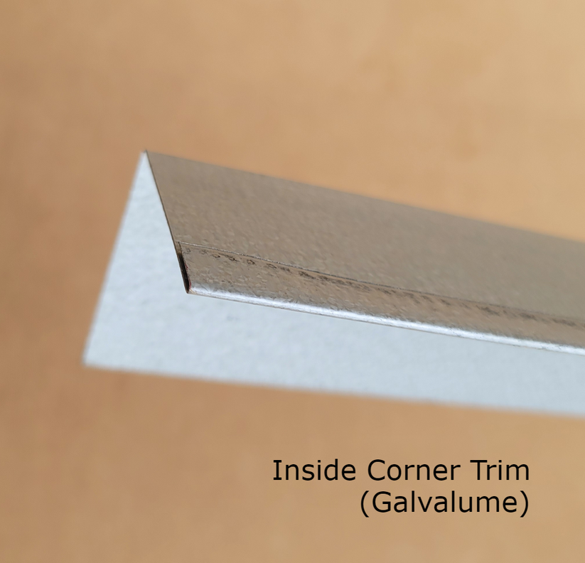 Trim Pieces: L–Trim Interior & Exterior Corners & Z-Trim – Dakota Tin